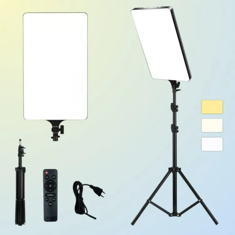 Square Ring Light Panel Photo Shoot LED with 2.1 Meter Tripod – Assaf ...