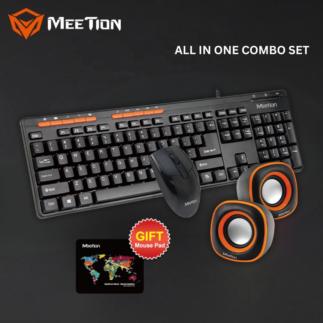 MEETION C105 WIRED KEYBOARD + MOUSE + SPEAKER COMBO – Assaf online shop