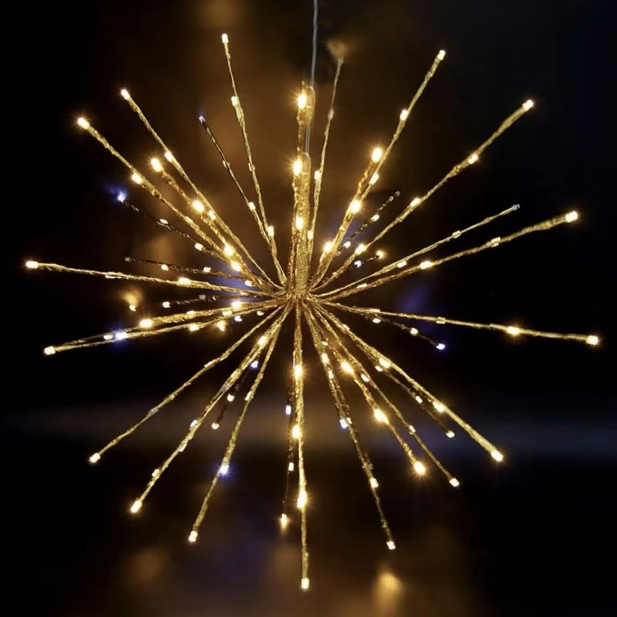 Christmas Starburst Light Lighted Ball 120 LED Firework Lights Twinkle ...