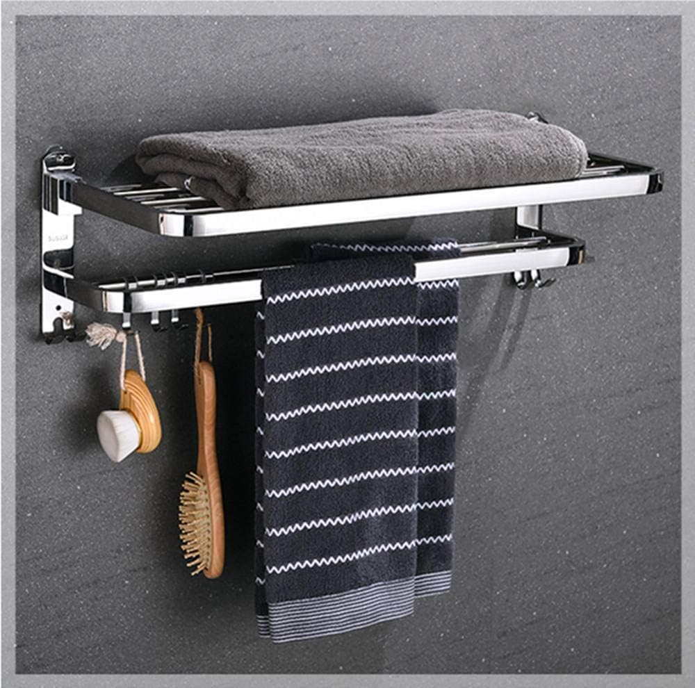 Bathroom Storage Shelf Multi Towel Rack - Black Color – Assaf online shop