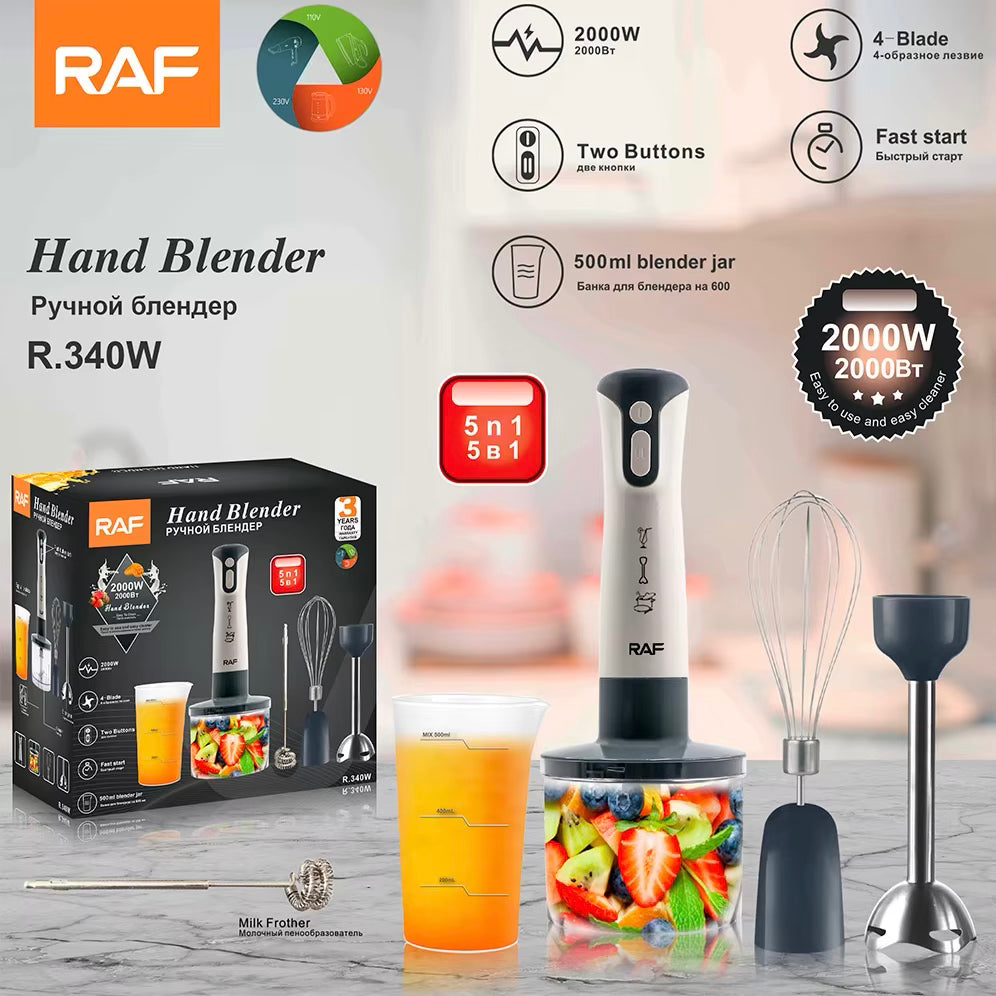 Raf Hand Blender Set 5 In 1 R340 – Assaf online shop