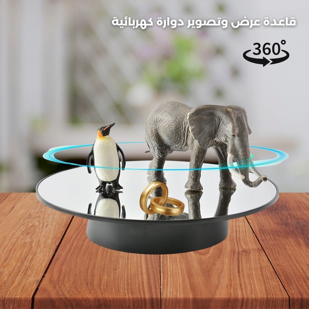 Electric Rotating Display Stand , Electric Rotating Turntable for Phot ...