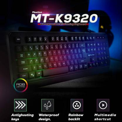 MEETION Wired RGB Gaming Keyboard MT-K9320 – Assaf online shop