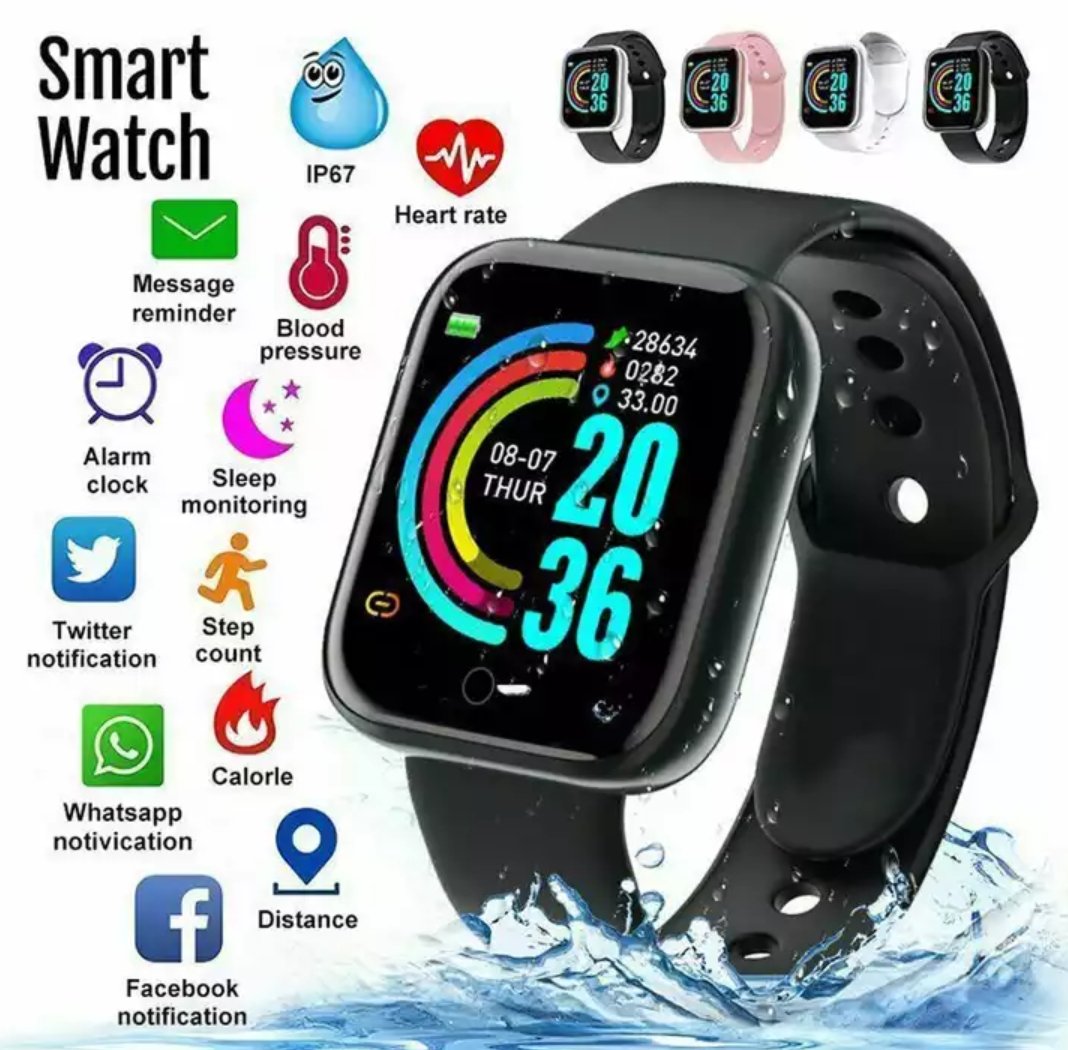 D20 Bluetooth Smart Watches Sport Fitness Tracker – Assaf online shop